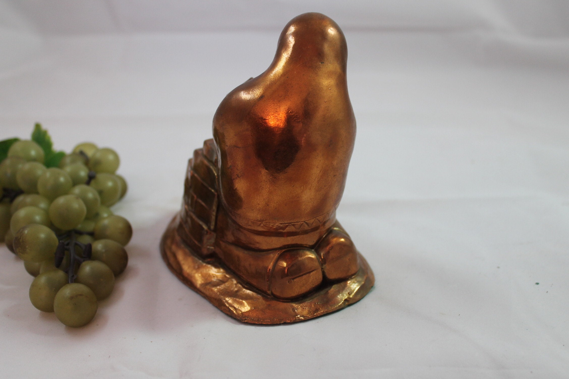 Vintage Copper Coated Sculpture of an Inuit or Eskimo Building | Etsy