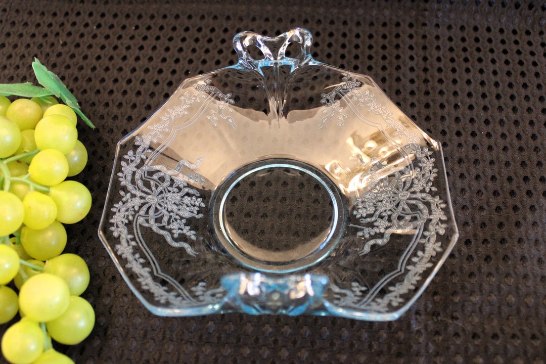 Fostoria Elegant Depression Glass 7" Rolled Edge Bon-bon Dish - June ...