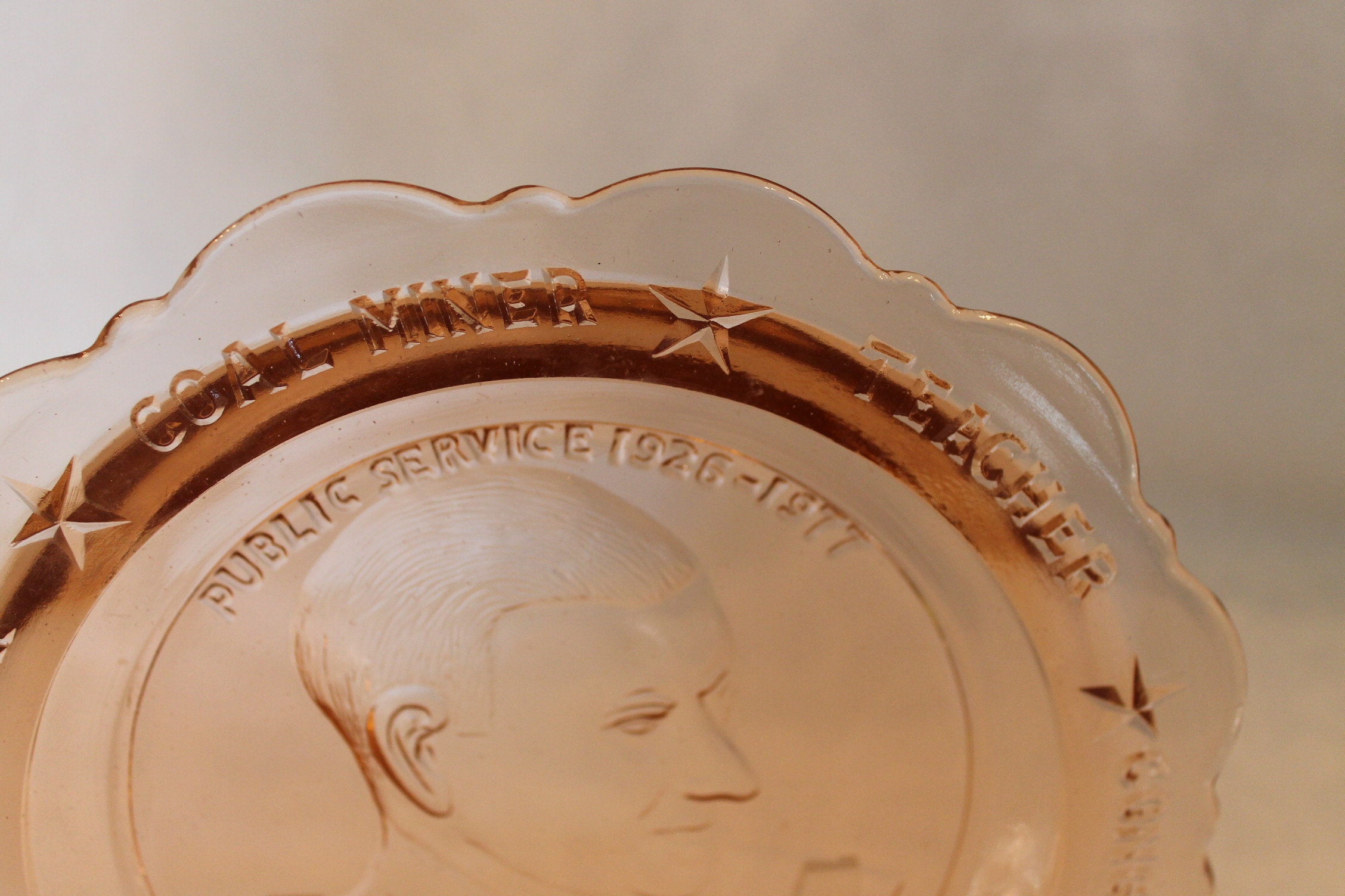 Congressman Robert T Secrest Glass Collector Plate Made by | Etsy