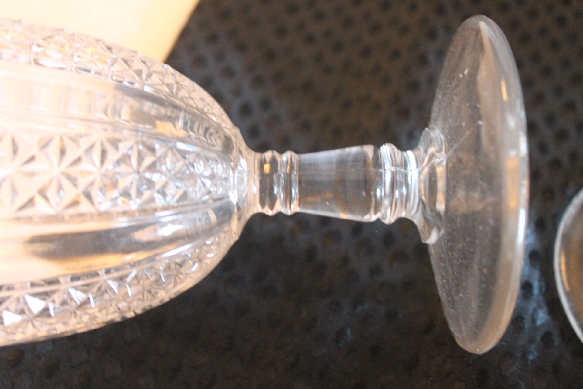 Set of 4 EAPG Campbell Jones & Co. Goblets No. 83 Diamond | Etsy