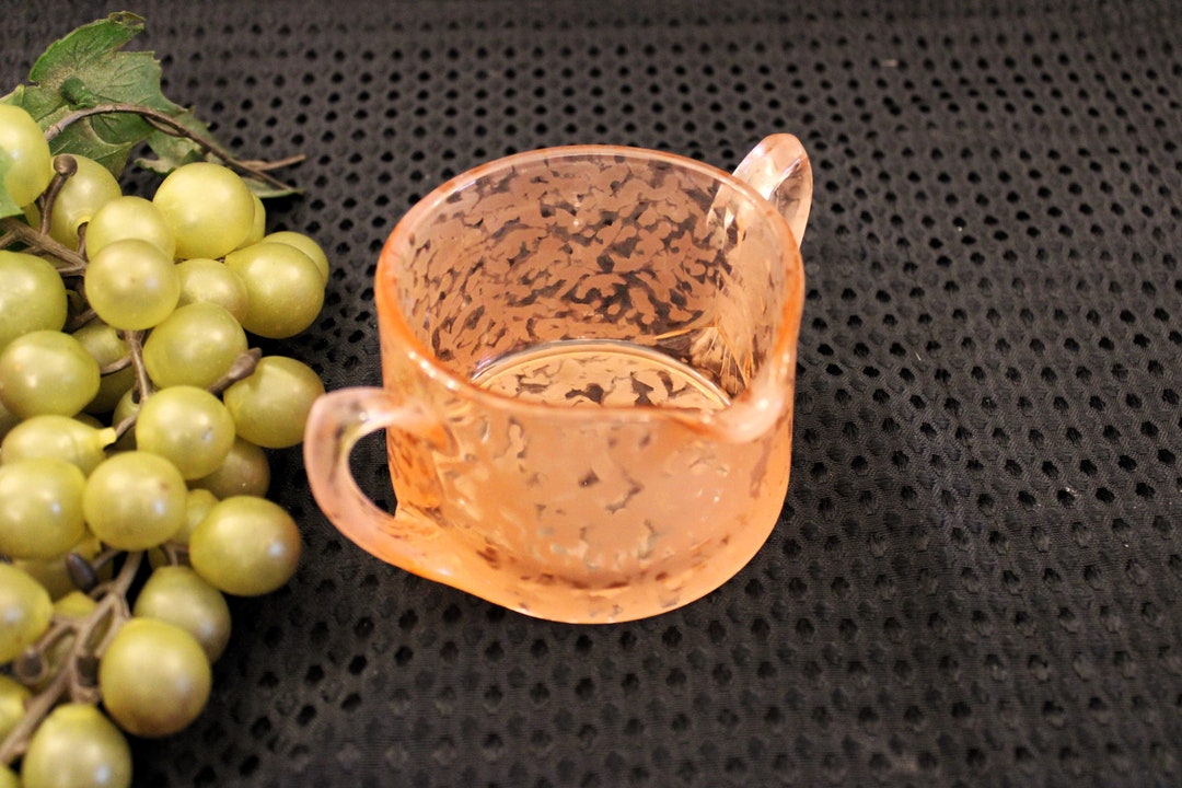 Rare Fenton Baby Juicer Base Cup Missing Reamer Top Ming Pattern, Pink ...