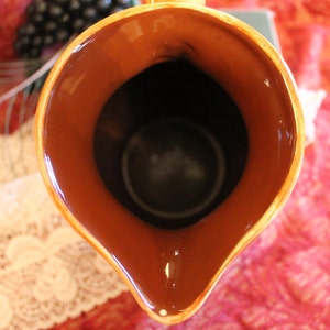 Pennsbury Pottery Americana Folk Art Water Pitcher - E. Pluribus ...