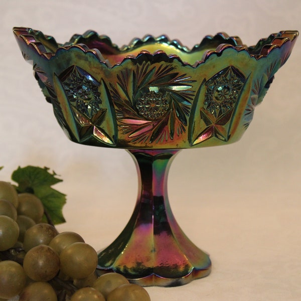 Carnival Glass Candy Dish - Etsy