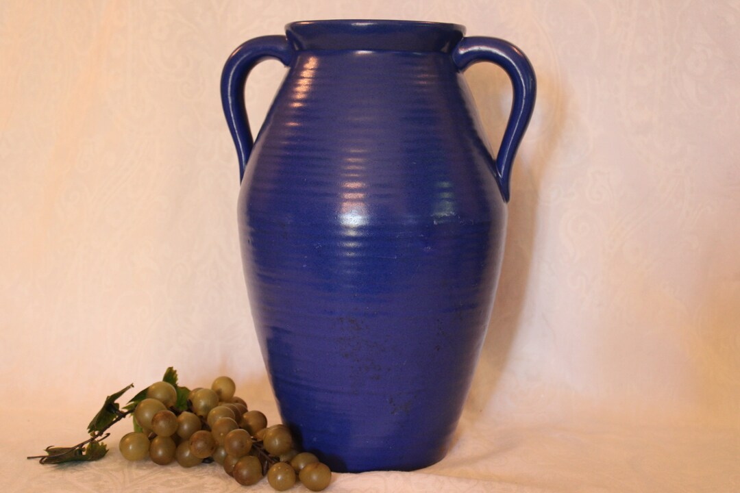 Antique Peters & Reed Zane Ware Pottery 12" Vase or Jar W Handles ...