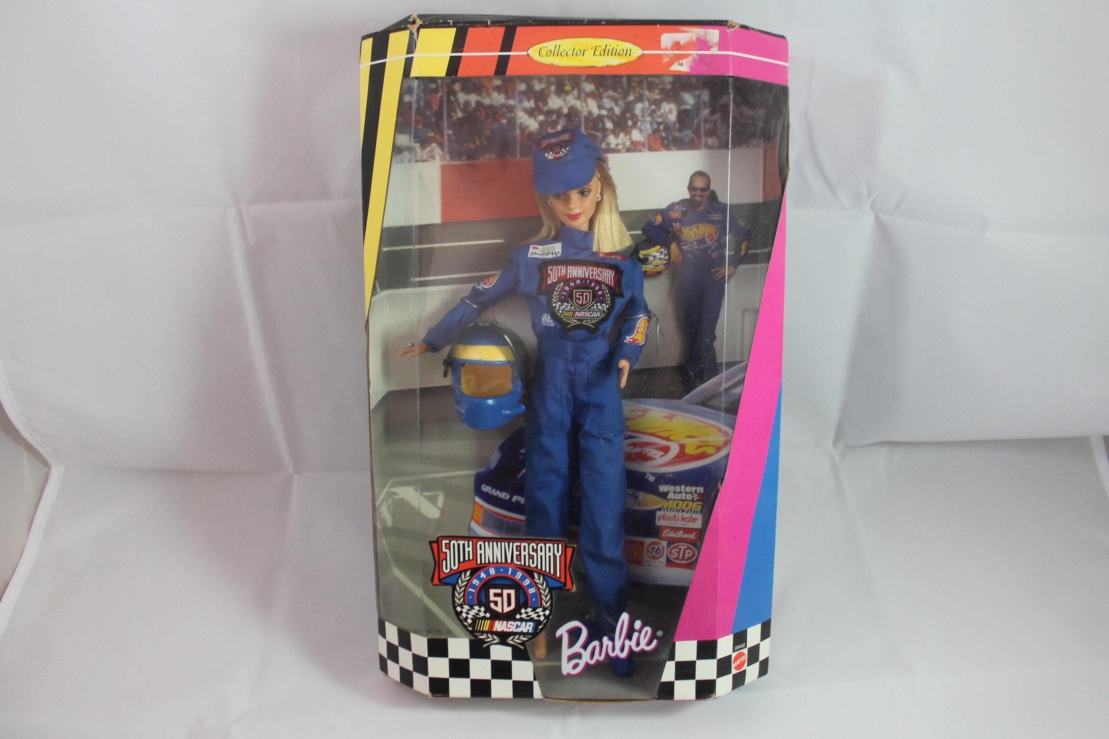 1998 NASCAR 50th Anniversary Barbie in the Original Box | Etsy