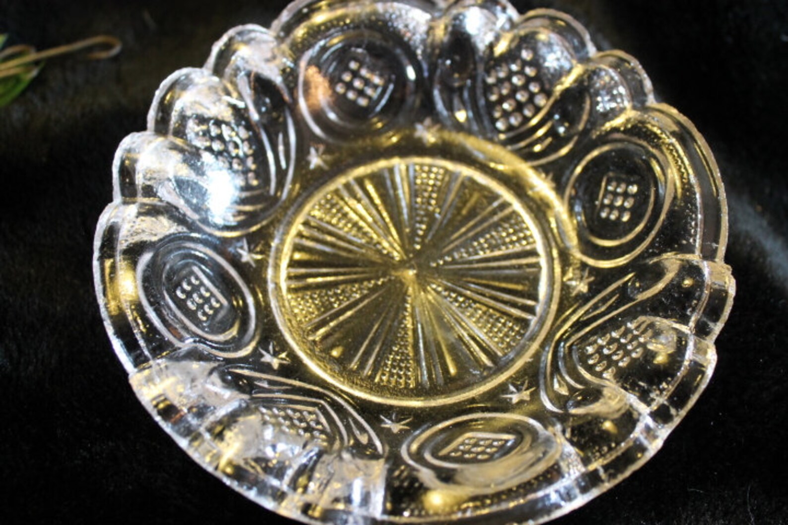 Antique EAPG Lacy Flint Glass Ruffled 5.75 Bowl With - Etsy