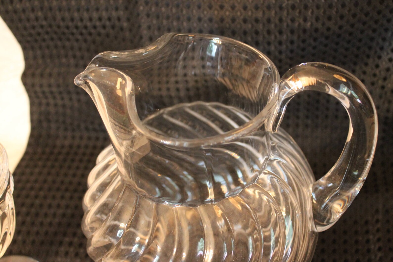 Fostoria Glass Colony Swirl Pattern 2 Quart Water Pitcher and | Etsy