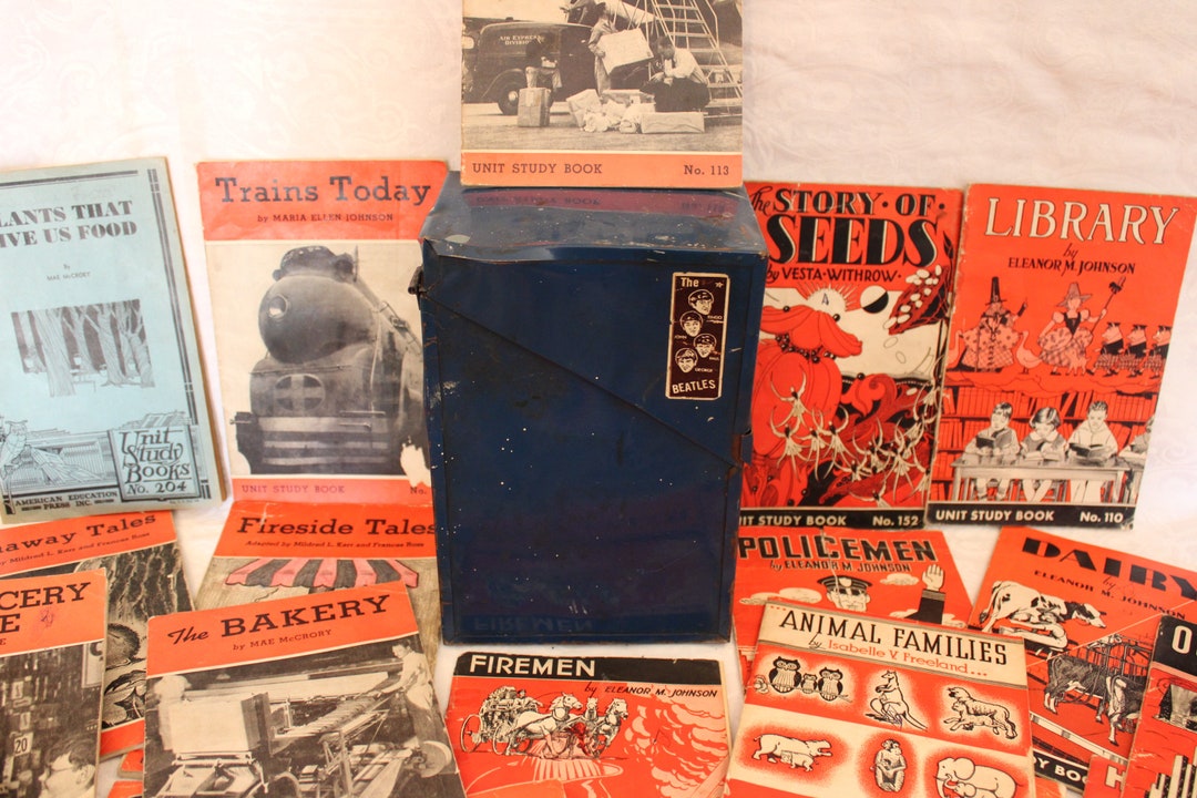 1940 Modern Wonder and Uncle Ben Books in Metal Box - Children's ...