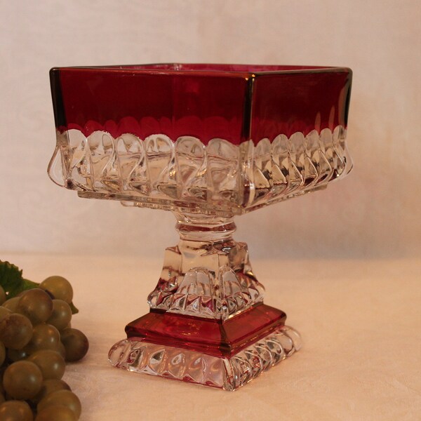 Ruby Flash Glass - Etsy