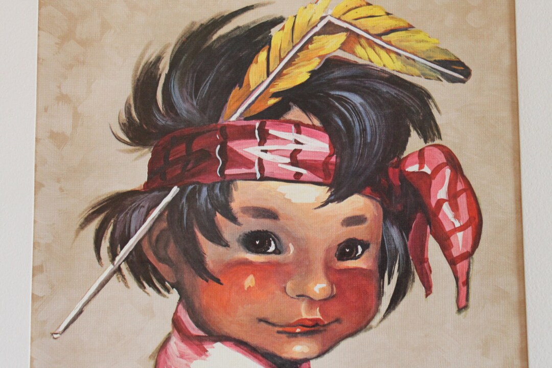 Running Horse 11" by 15" Lithograph - Monteague Flagg, Native American ...