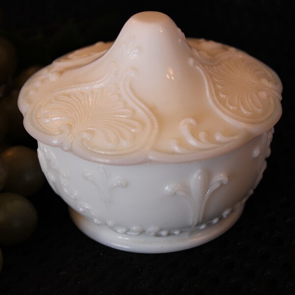 Antique Powder Jar - Etsy