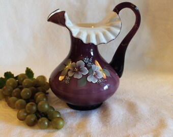 Hand painted pitcher | Etsy