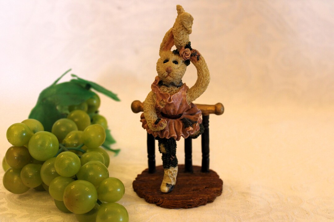 Boyd's Bear 1998 Figurine - Margot...the Ballerina, Bunny Rabbit Dancer ...