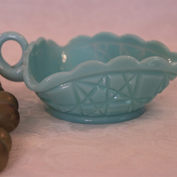 Turquoise Milk Glass - Etsy