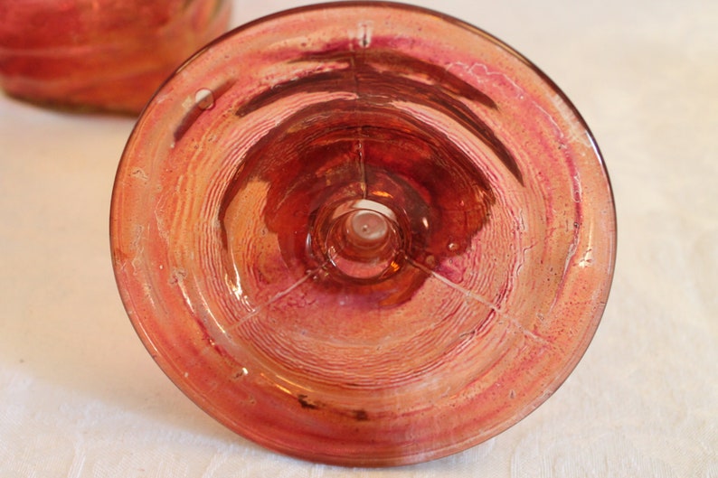 Antique Consolidated Ruby Stained Glass 10 Triangle Vase | Etsy