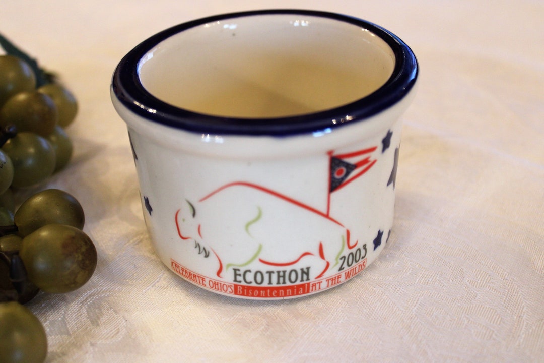 Buckeye Stoneware Pottery 3.5" Ramekin or Custard Cup Made for Ohio's ...