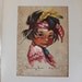 Running Horse 11" by 15" Lithograph - Monteague Flagg, Native American ...
