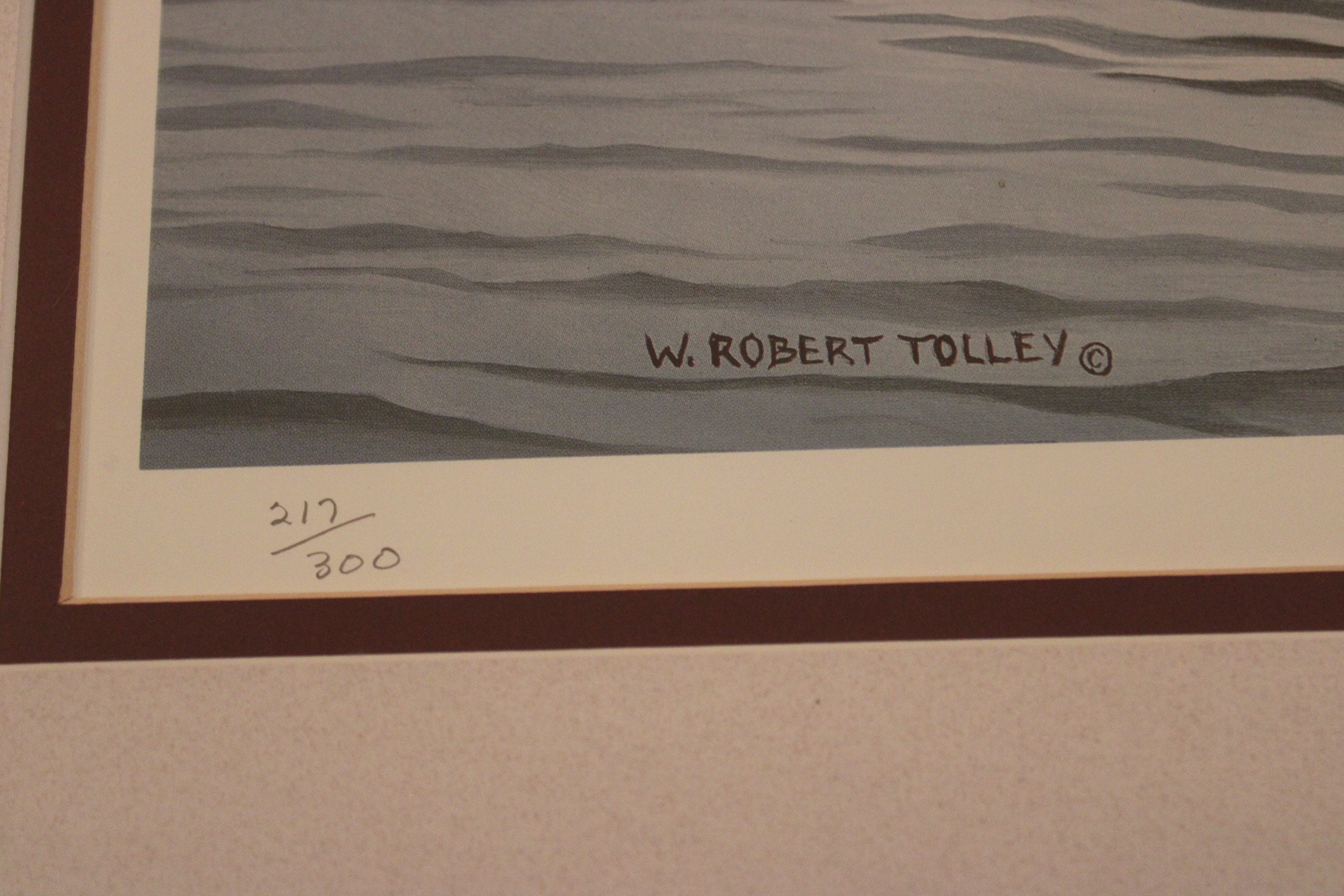 W. Robert Tolley Framed Lithograph titled Five of a Kind | Etsy