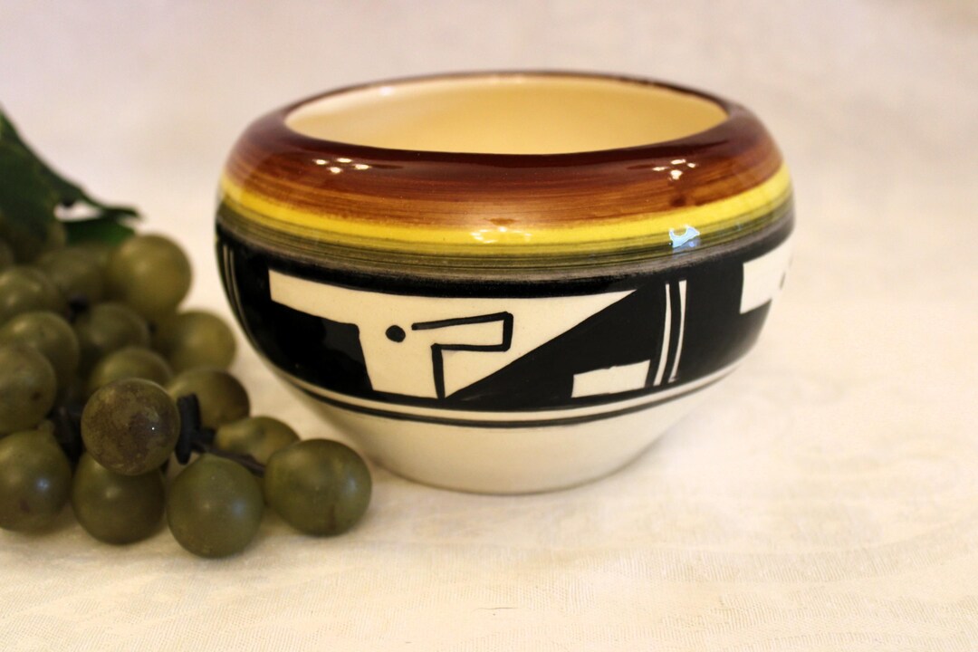 Ruth Root Native American Pottery 5" Bowl - Hand Painted and Artist ...