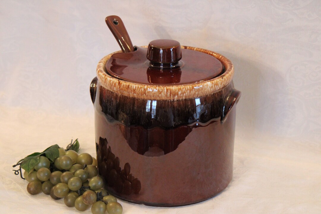 Vintage Mccoy Brown Drip Soup Tureen With Ladle in Excellent Condition ...