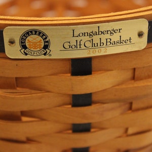 Longaberger 2002 Golf Club Basket With Navy Blue Accents - Etsy