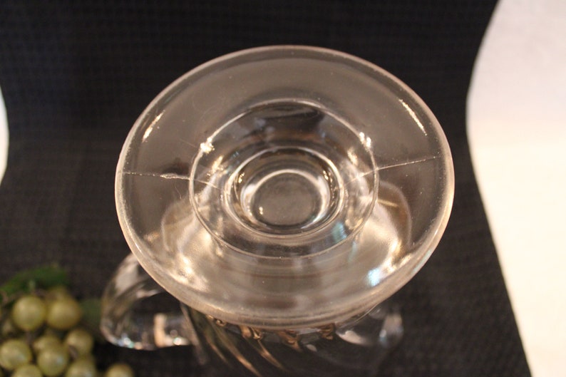 Antique EAPG Glass Water Pitcher Swirl With Scalloped Rim - Etsy