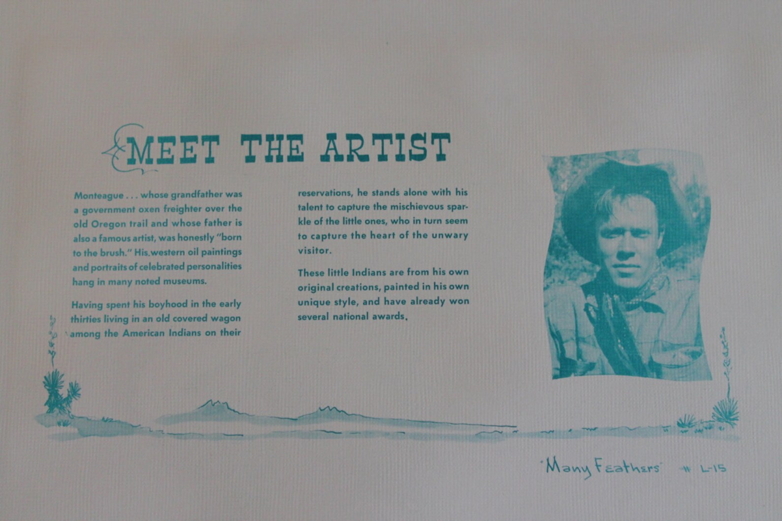 Many Feathers 11 by 15 Lithograph Monteague | Etsy