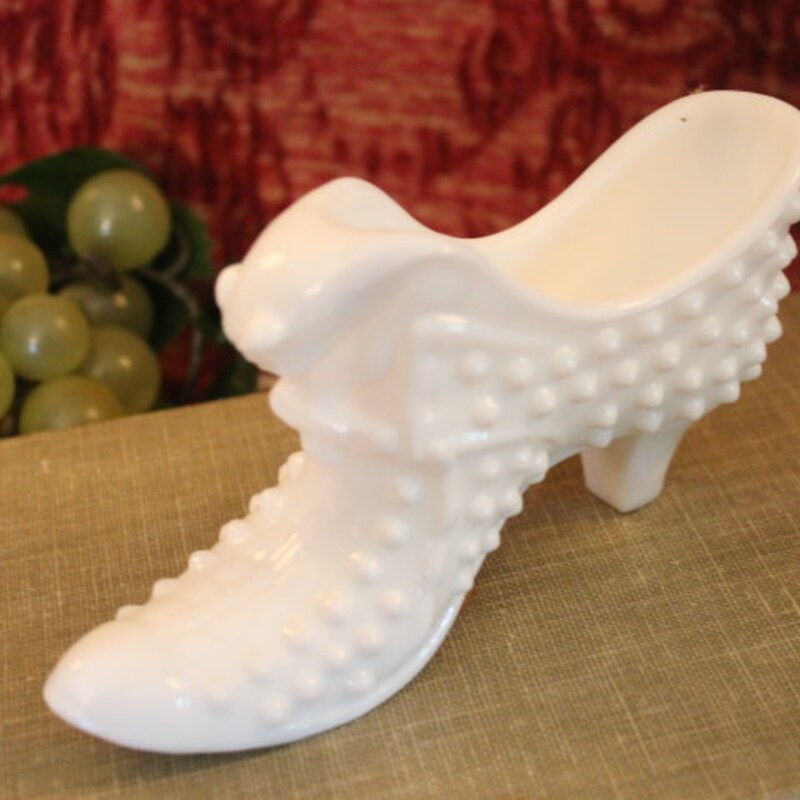 Fenton Glass Shoe - Etsy