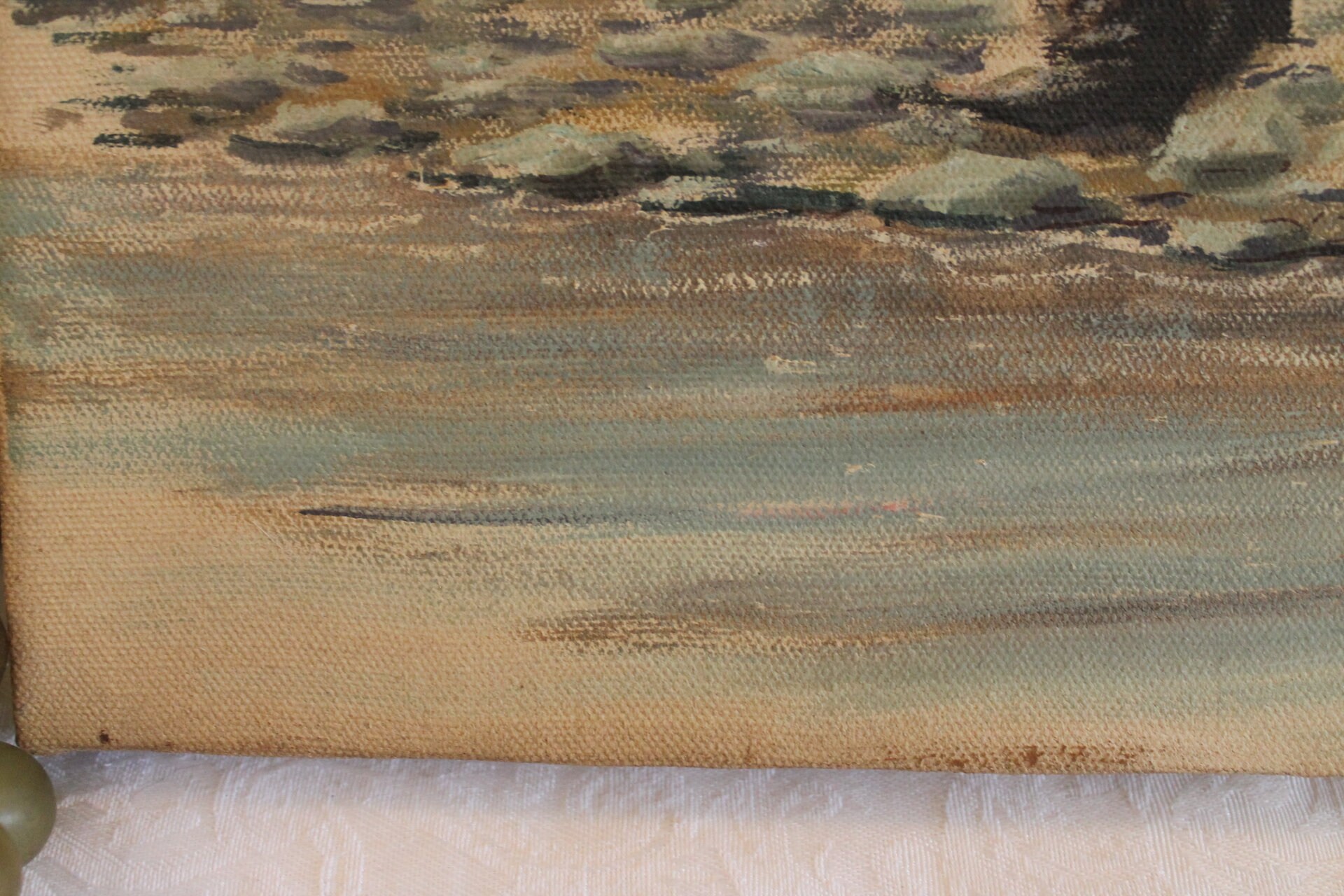 Bud Breen Original Oil Painting on Canvas of Cowboy At A | Etsy