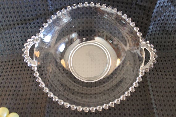 Imperial Glass Candlewick 9.5 Clear Serving Bowl With - Etsy
