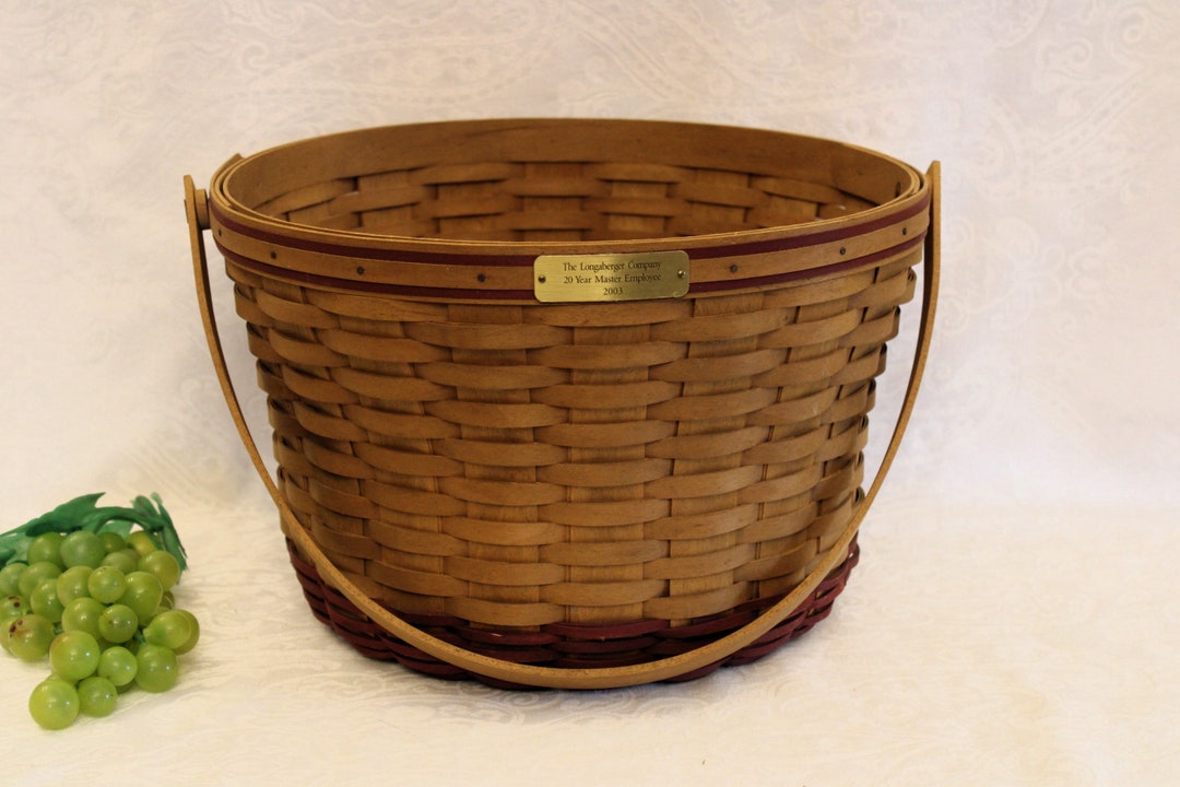 Tami Longaberger Signed 20-year Anniversary Senior Employee Large Round ...