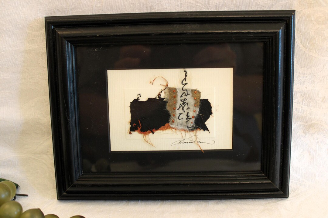 Pat Condron for Book Arts Framed Mixed Media Artwork - Bayfront Gallery ...