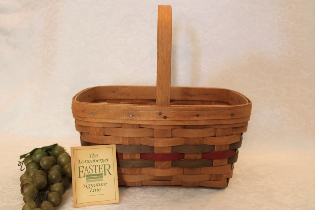 Dave Longaberger Autographed 1986 Easter Basket - Signature Line With ...