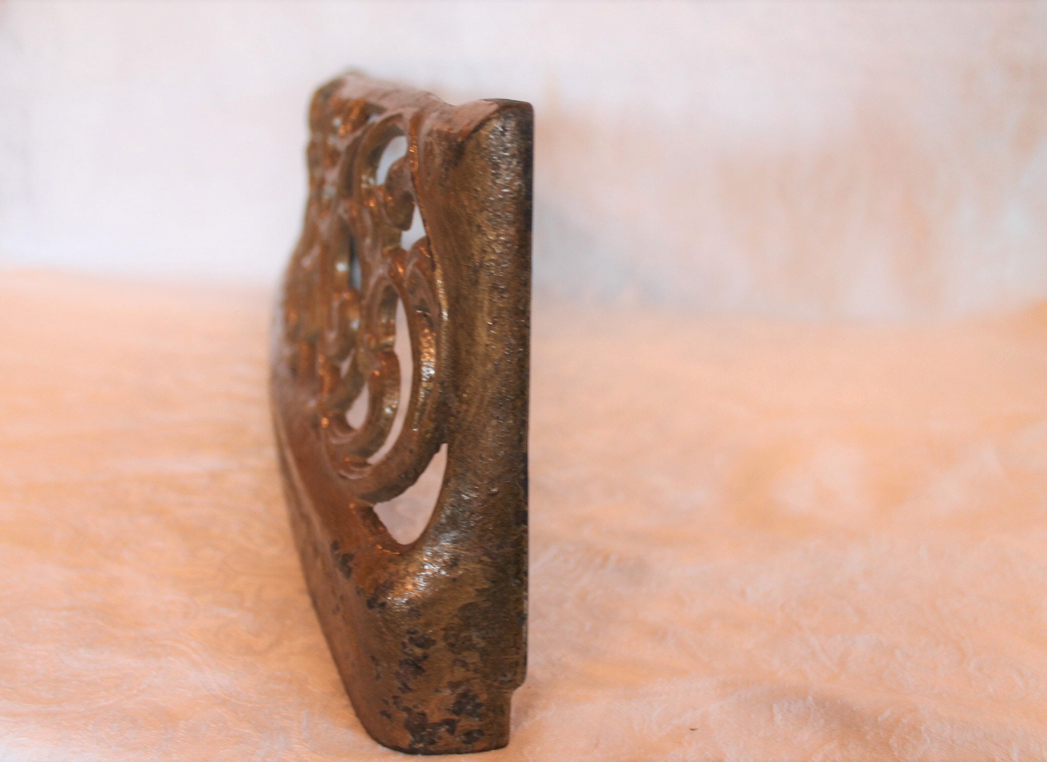 Antique Victorian Cast Iron Baseboard Register Cover | Etsy