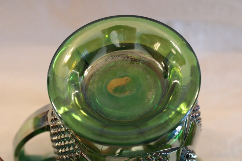RARE Gorgeous Westmoreland for Levay Glass Opalescent Green - Etsy