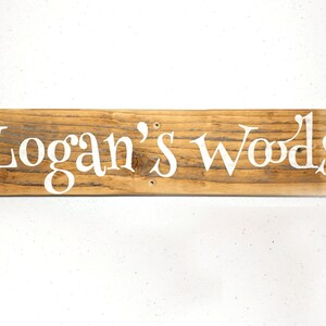 Bare Wood Sign With Custom Font, Custom Cursive Sign Post, Personalized ...