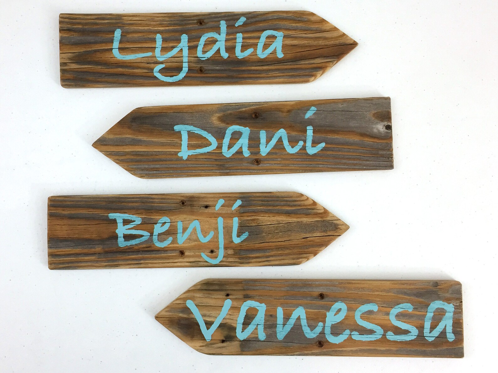 Bare Wood Sign With Custom Font Custom Cursive Sign Post - Etsy