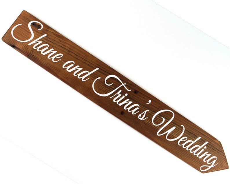 Stained Wedding Signs With Custom Fonts Cursive Wooden - Etsy