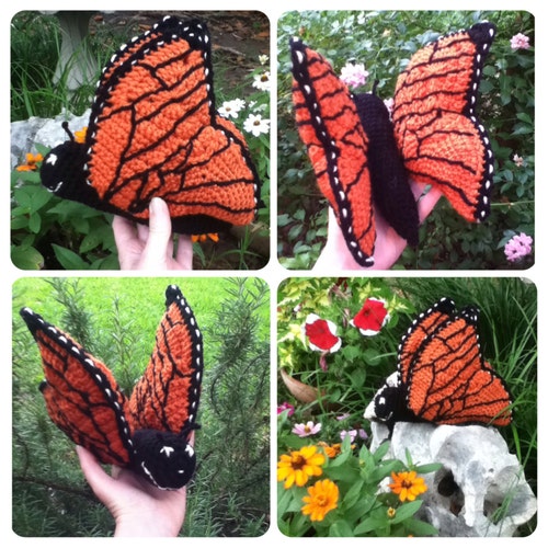 Monarch Butterfly Crochet Pattern - Etsy