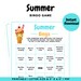 Summer Find Someone Who Bingo Printable Party Game for Adults and Kids ...