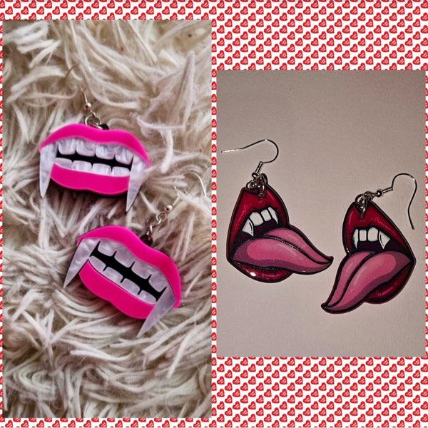 Fang Earrings - Etsy UK
