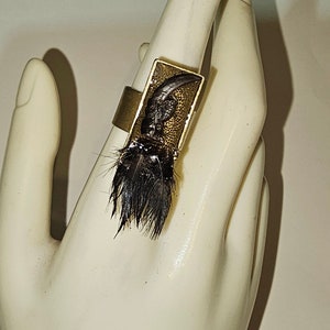 Crow Talon Ring, Crow Claw Ring, Curio Ring - Etsy