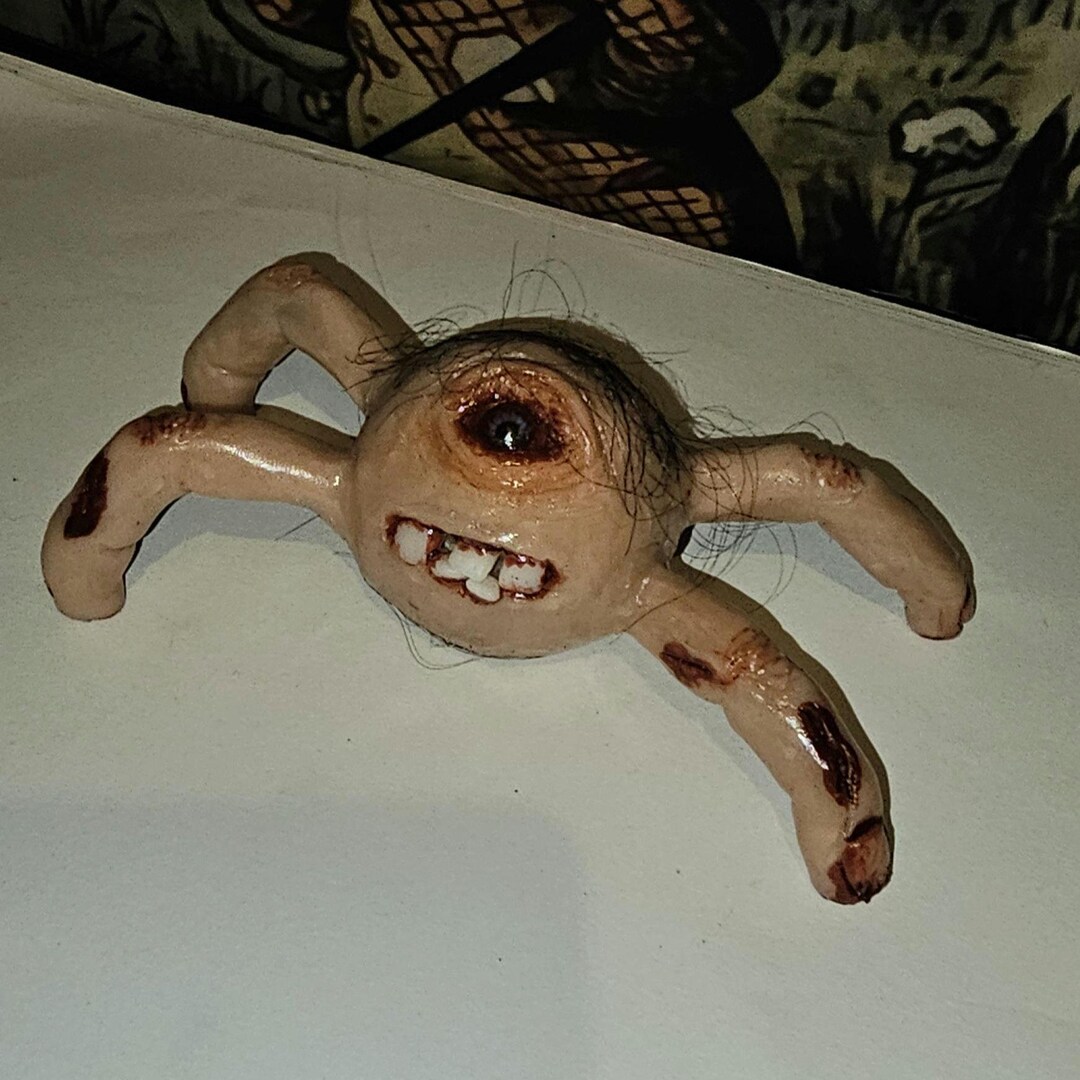 Horror Art Doll, Creepy One of a Kind Sculpted Spider, Polymer Clay ...
