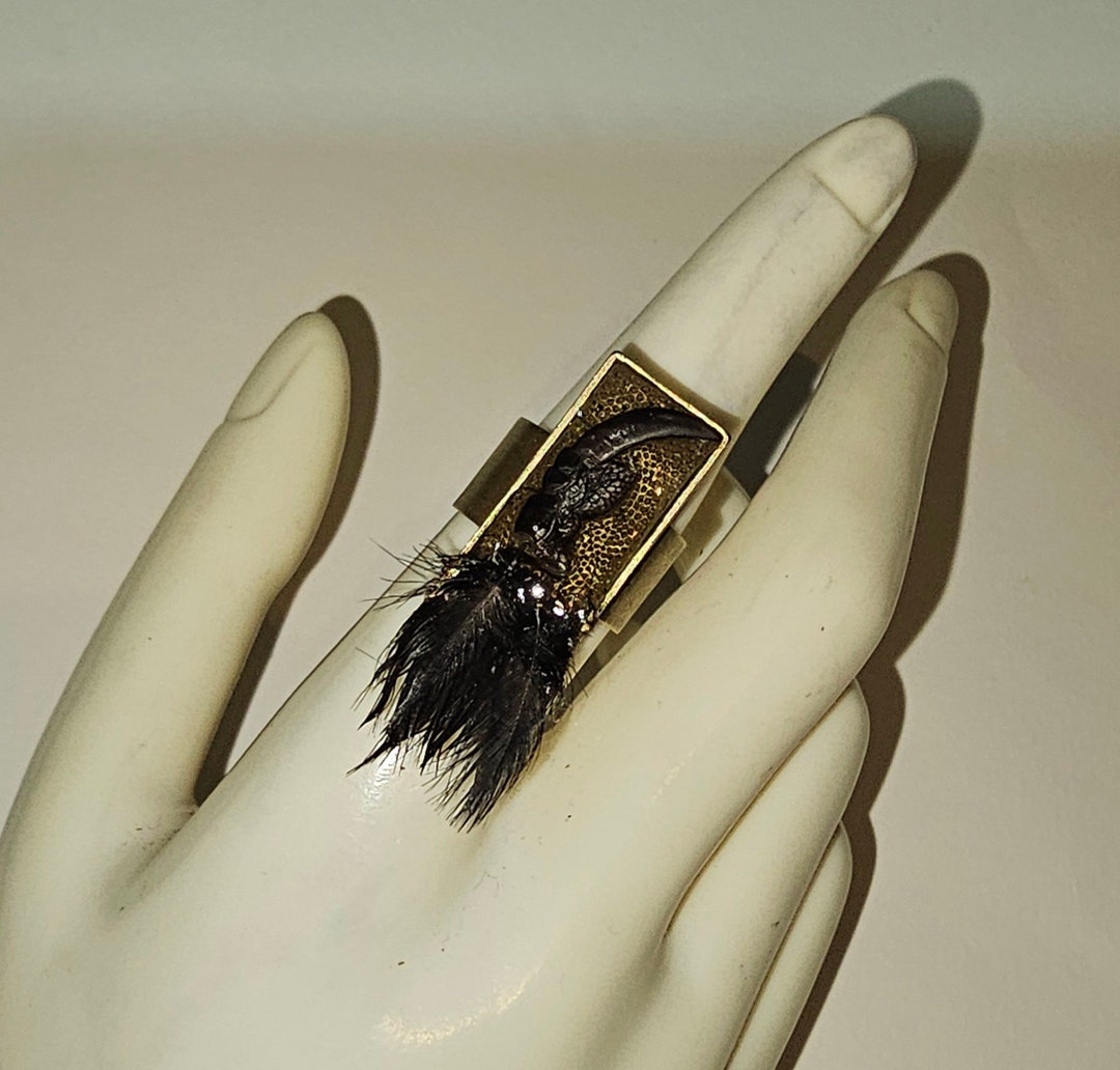Crow Talon Ring, Crow Claw Ring, Curio Ring - Etsy