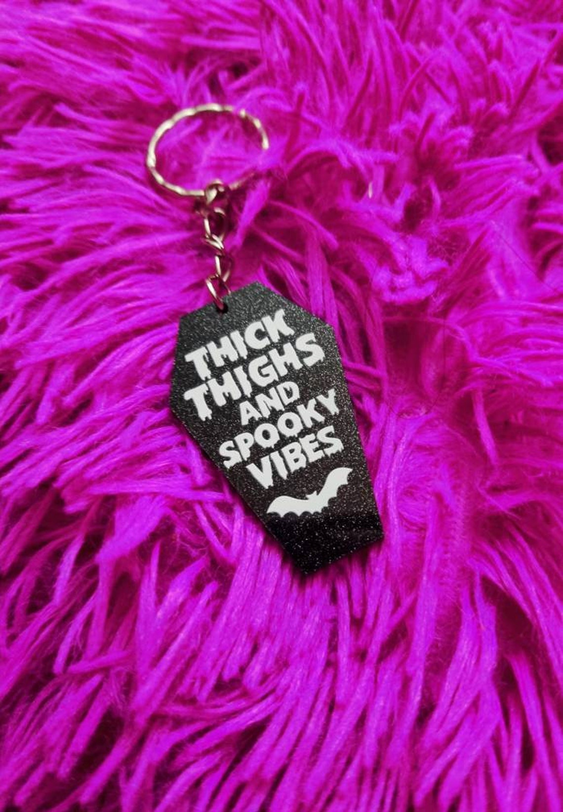 Gothic Keyring, Coffin Keychain, Casket Spooky Vibes Bag Charm - Etsy