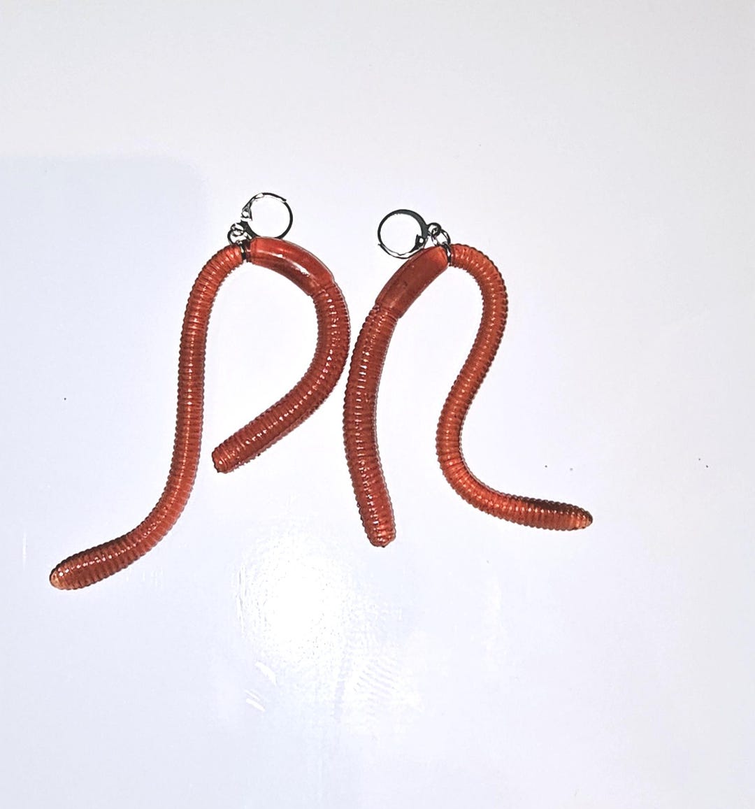 Jelly Worm Earrings, Realistic Worm Earrings, Wriggly Worms - Etsy