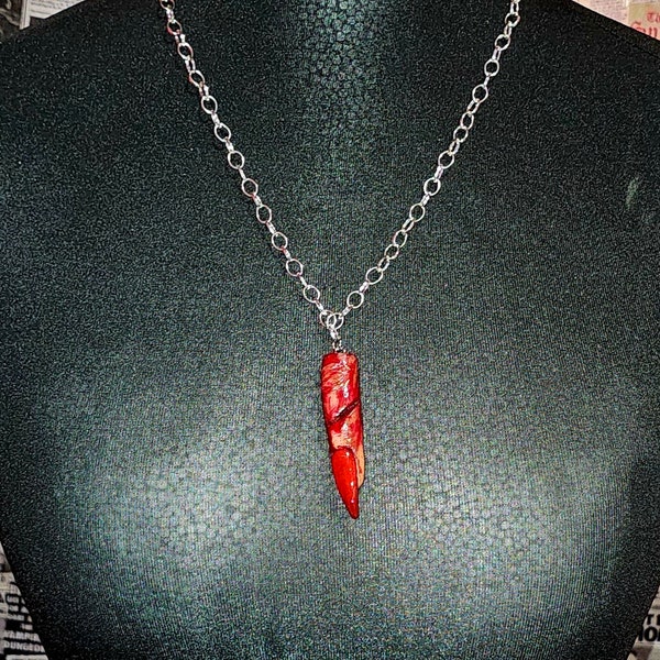 Bloody Finger Necklace - Etsy