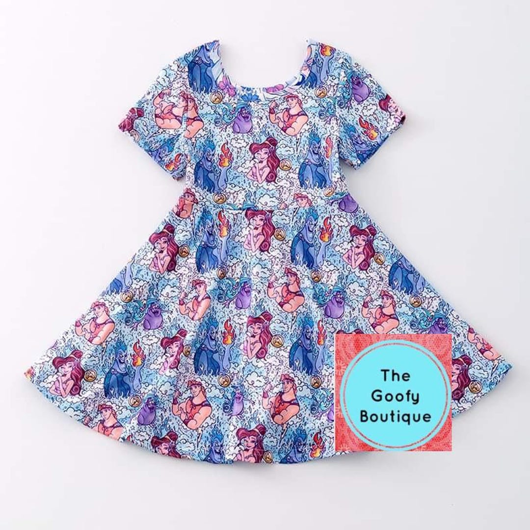 Disney Hercules Twirl Dress Destiny Cruise Kids Infant Toddler Girls ...