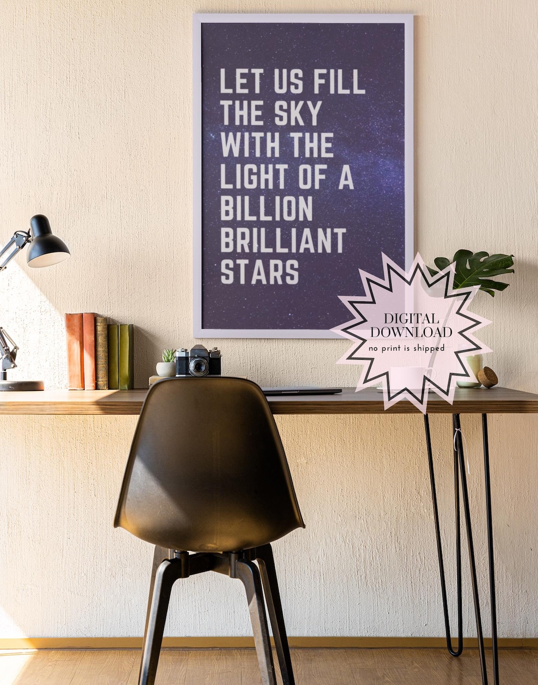 Kamala Billion Brilliant Stars Wall Art, Feminist Print, Inspirational ...