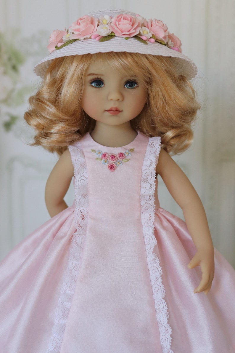 PDF "princess Rose" Embroidered Dress Pattern for 13" Dianna Effner ...